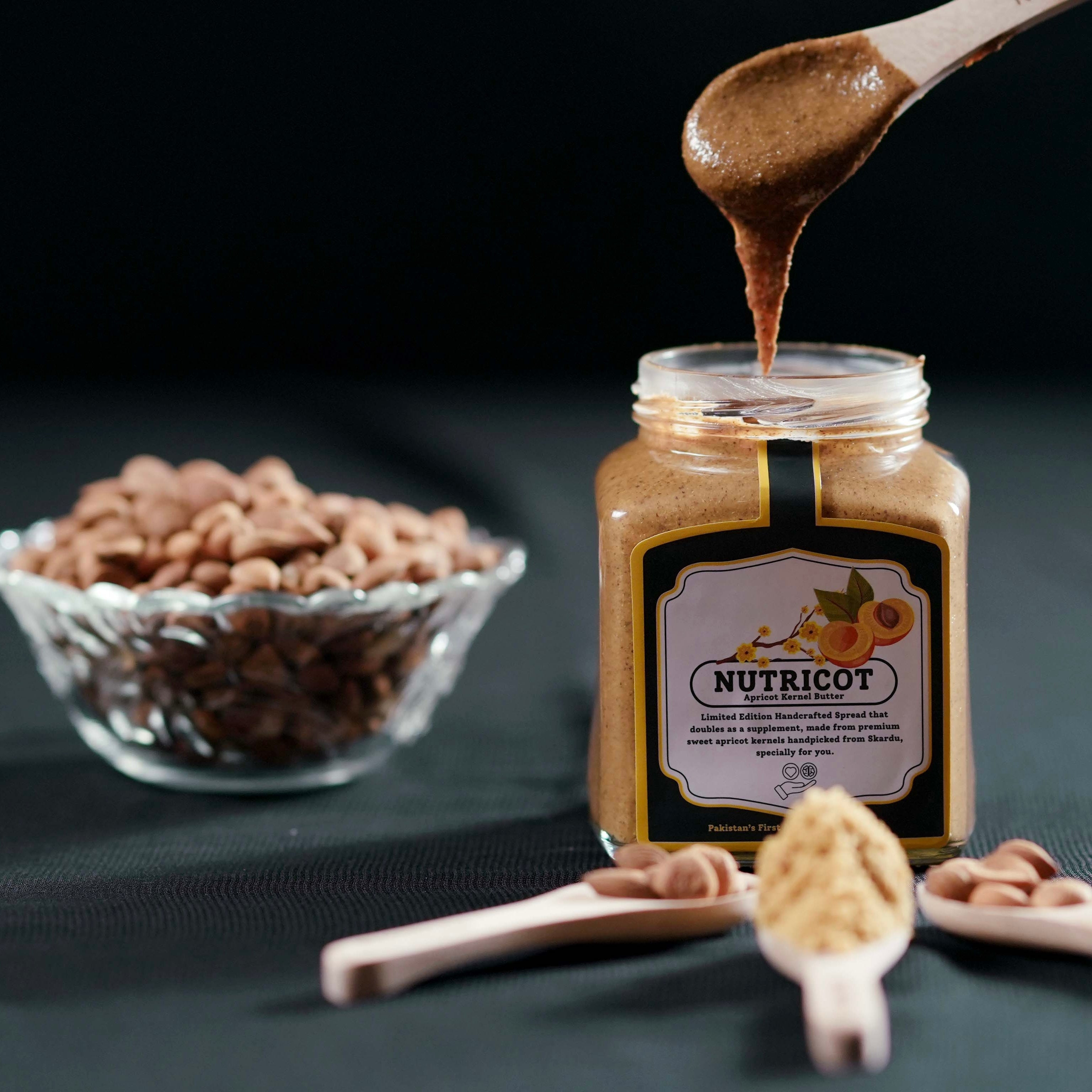 Nutricot Raw – Pure Apricot Kernel Butter – MomdiPur